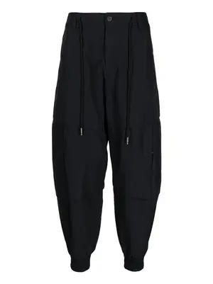SONGZIO Cutting Cargo Track Pants - Black