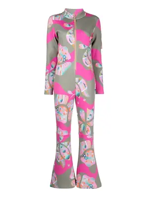 Cynthia Rowley Water-repellent Neoprene Ski Suit - Pink