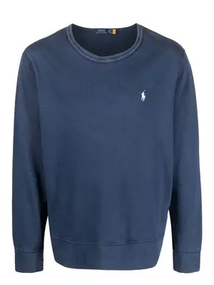 Polo Ralph Lauren Pony Motif Jumper - Blue