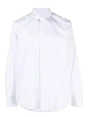 LANVIN Long-sleeve Slim-cut Shirt - White