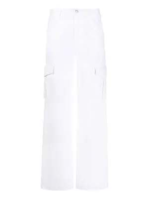 AGOLDE Minka Organic Cotton Cargo Denim - White