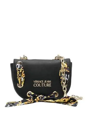 Versace Scarf-detail Crossbody Bag - Black