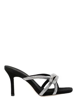 LOEFFLER RANDALL Margi Crystal-embellished Sandals - Black