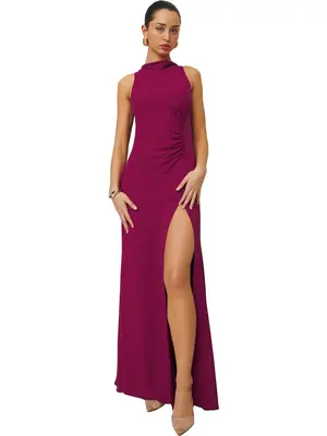 REFORMATION Senna Midi Dress Beet
