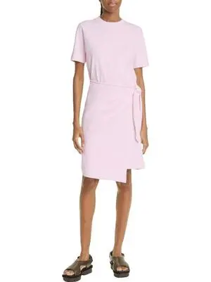 VINCE Side Tie T-Shirt Dress