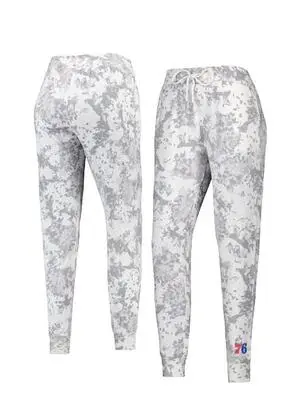 LUSSO Philadelphia 76ers Melissa Tri-blend Jogger Pants - Gray