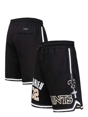 PRO STANDARD Tyrann Mathieu New Orleans Saints Player Name & Number Shorts - Black