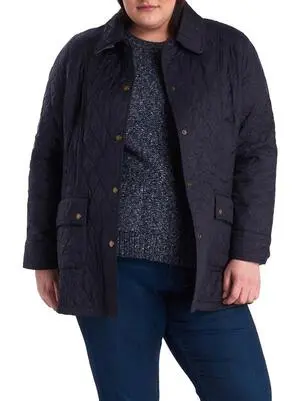 Barbour Beadnell Summer Quilted Jacket - Navy
