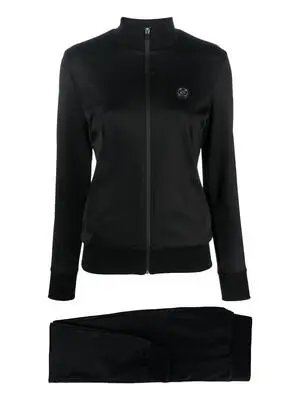 PLEIN SPORT Logo-print Tracksuit Set - Black