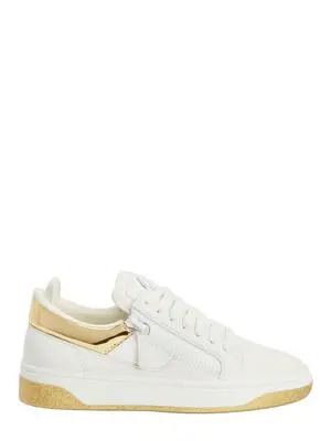 GIUSEPPE ZANOTTI Gz94 Double-zip Low-top Sneakers - White