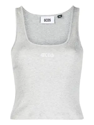 Gcds Logo-print Tank Top - Grey