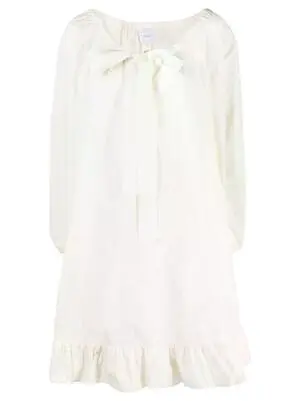 PATOU Patou Tie-Neck Mini Dress