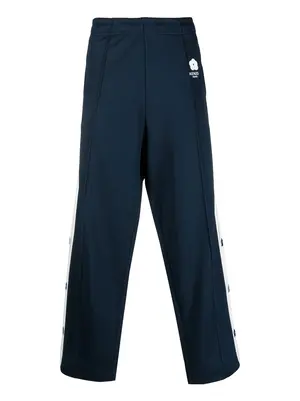 Kenzo Boke' Flower Signature Motif Track Pants - Blue