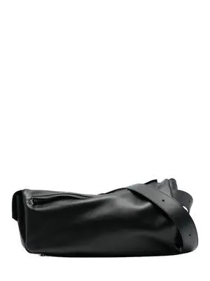 Sunnei Oversized Zip-up Satchel - Black