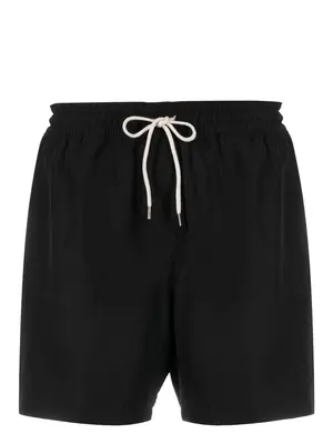 Polo Ralph Lauren Drawstring-waist Swim Shorts - Black