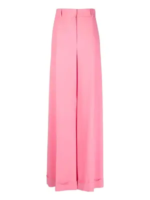 Moschino High-waisted Palazzo Trousers - Pink