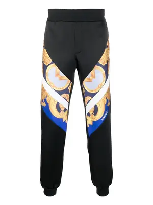 Versace Barocco 660 Track Pants - Black