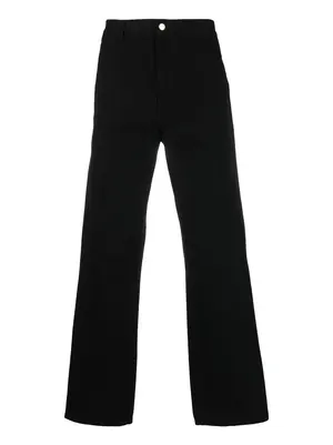 Carhartt Work In Progress Simple Straight-leg Trousers - Black