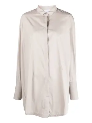 PATOU Painter Shirt Dress - Neutrals