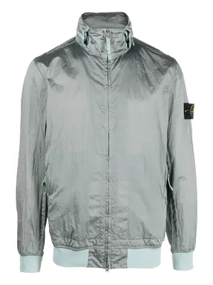 Stone Island Compass-patch Bomber Jacket - Grey