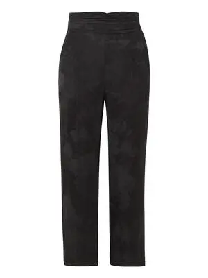 Erdem Helga Cropped Slim-leg Pants - Black
