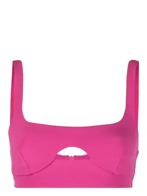 Patrizia Pepe Cropped Vest Top - Pink