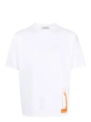 LANVIN Graphic Archive-print T-shirt - White