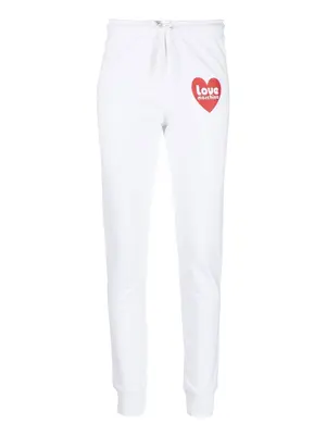 Moschino Logo-print Track Pants - White