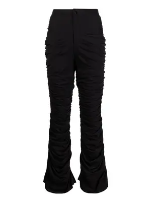Natasha Zinko Gathered-leg Trousers - Black