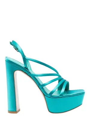 LE SILLA Strappy Platform Sandals - Blue