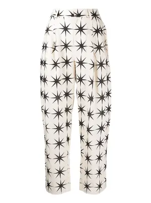 JNBY Printed Trousers - Brown