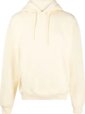 Martine Rose Graphic-print Cotton Hoodie - Yellow