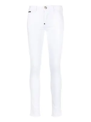 Philipp Plein Skinny-cut Denim Jeans - White