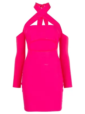 AMAZUIN Cut-out Mini Dress - Pink