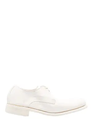 Guidi Leather Derby Shoes - White