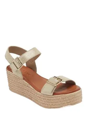 Cordani Betsy Espadrille Wedge Sandal - Dusty Gold