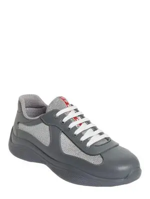Prada America's Cup Low-top Sneakers - Acciaio