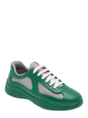 Prada Prada America's Cup Low-Top Sneakers Verde