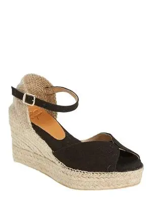 TONI PONS Toni Pons Lua Espadrille Wedge Sandal Negre/black