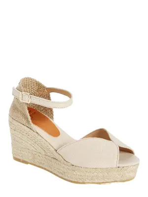 TONI PONS Toni Pons Lua Espadrille Wedge Sandal Pedra/stone