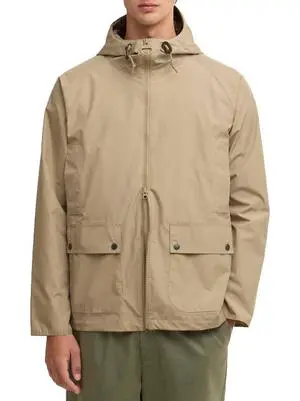 Barbour Domus Hooded Jacket - Washed Stone