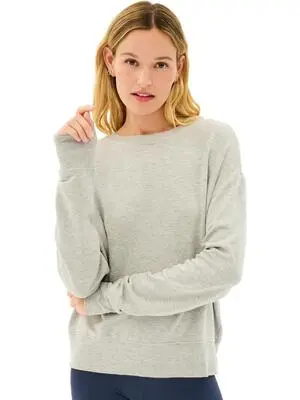 Splits59 Sonja Fleece Sweatshirt - Heather Grey
