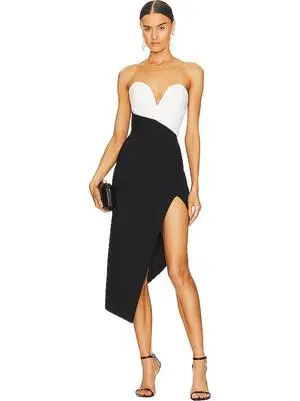 Amanda Uprichard Soiree Dress - Black & Ivory