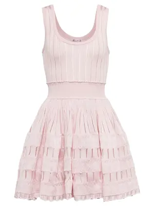Alaïa Crinoline Mini Dress - Pink