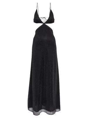 Oseree Lumiere Cut-out Maxi Dress - Black