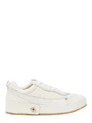 Loewe Deconstructed Leather Sneakers - White