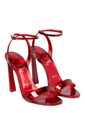 CHRISTIAN LOUBOUTIN Condorapik Queen 100 Sandals - Red