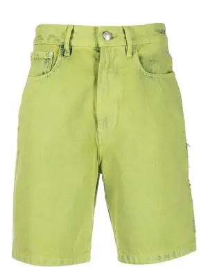 Gcds Logo-patch Cargo Shorts - Green