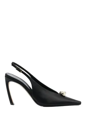 LANVIN Pointed-toe Slingback Pumps - Black
