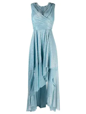 TALBOT RUNHOF Talbot Runhof V-Neck Draped Gown